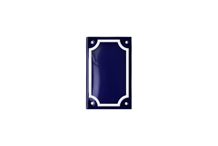 Blue Vertical Rectangle Metropolitan Sign 7 x 11 CM – RAMSIGN.COM