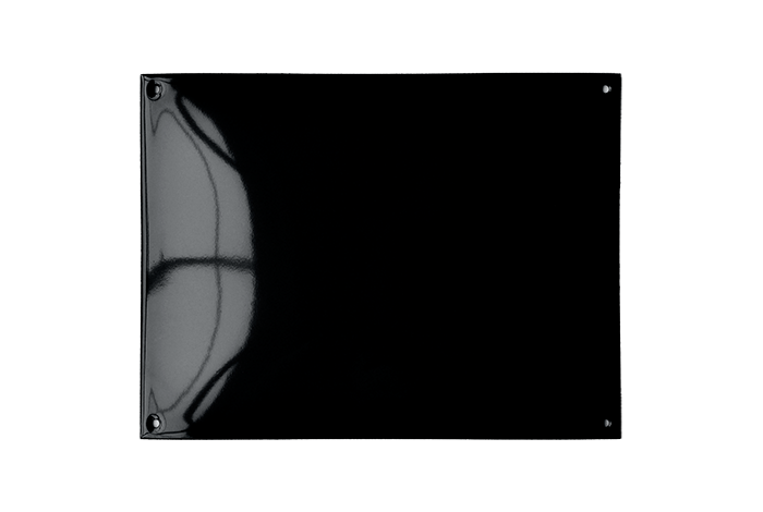 Black Horizontal Rectangle Engelhardt Sign 21 x 16 CM – RAMSIGN.COM